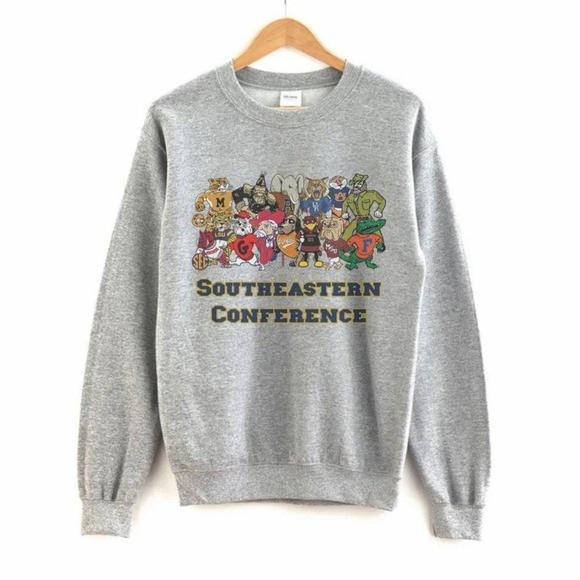 Tops | Sec Mascots Southeastern Conference Retro College College ...